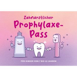KinderDent – Prophylaxe-Pass, 7-12 Jahre (10 Stk)